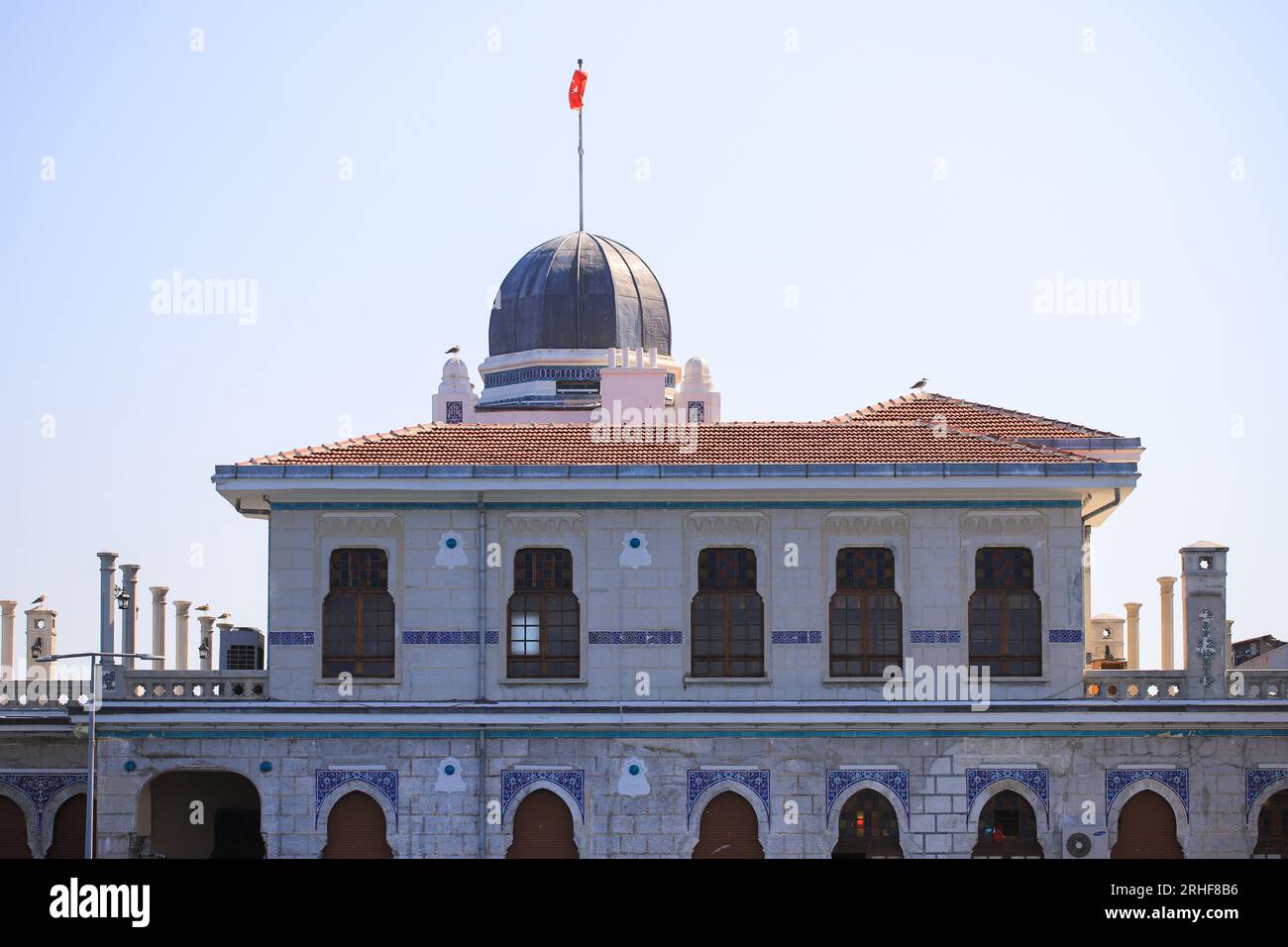 Exterior ferry port at Prince Island Buyukada in Istanbul Stock Photo ...