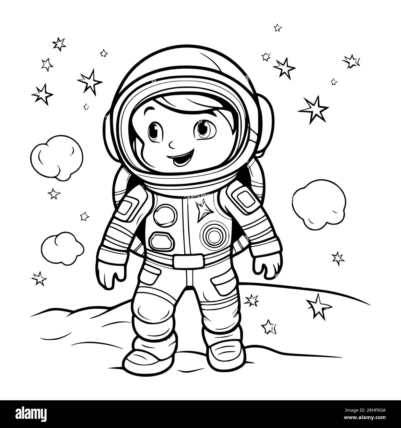 Printable Astronaut Coloring Pages For Kids