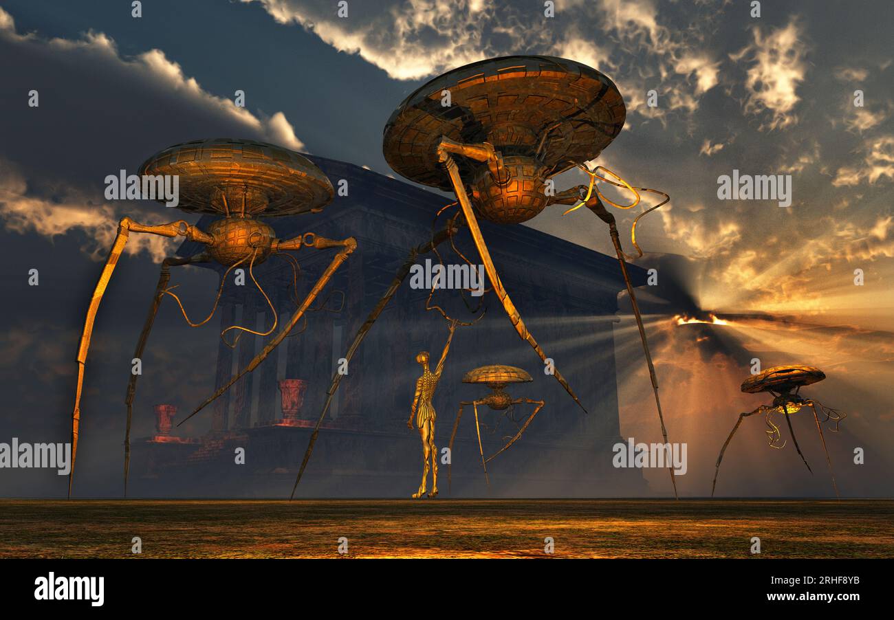 Tripod machines hi-res stock photography and images - Alamy