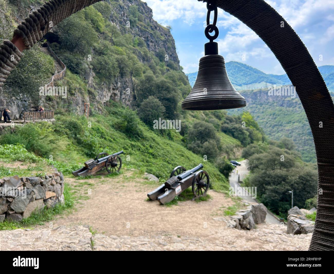 Zarni-Parni is a cave–fortress complex in the Lori region, Armenia. Beautiful nature landscape ...