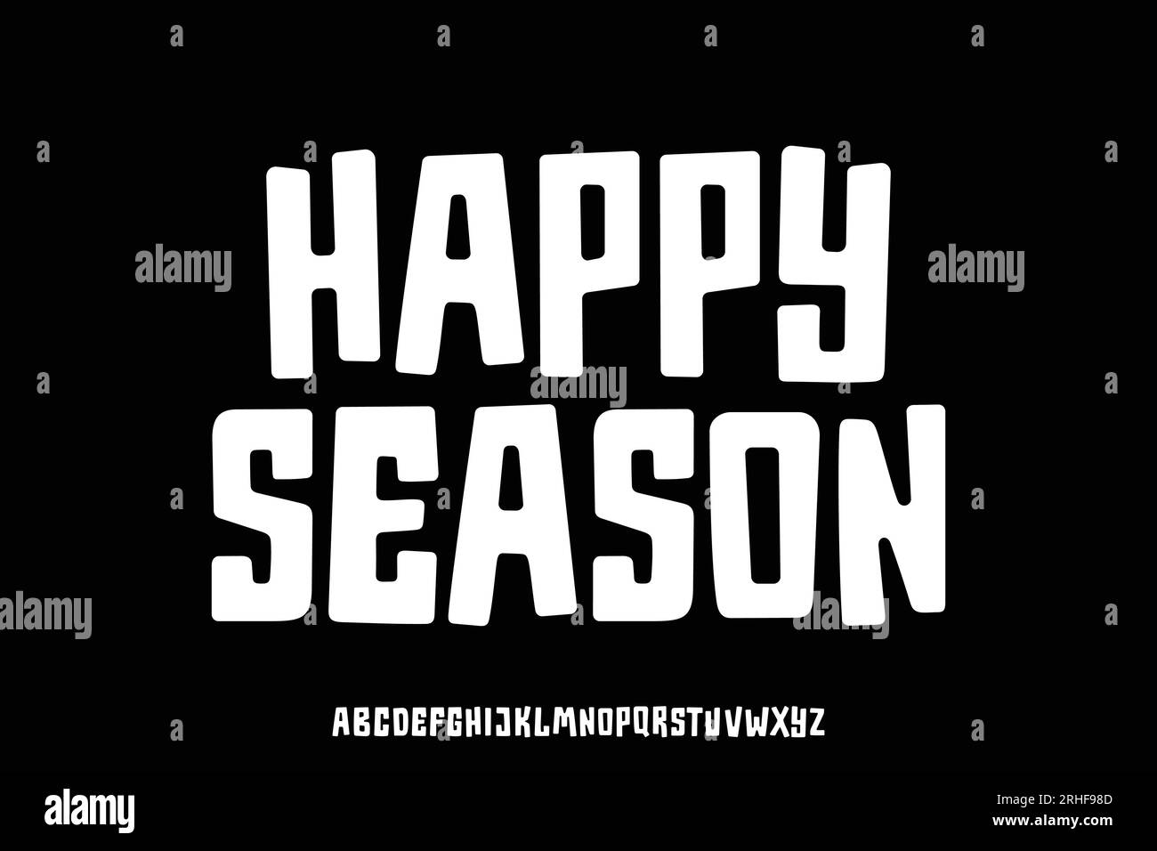 Creative playful decorative alphabet display font vector. Cute ...