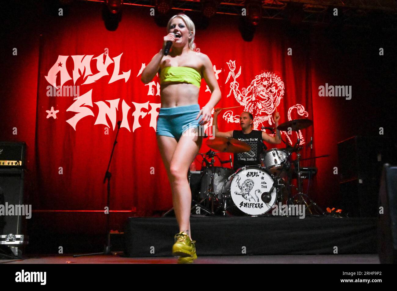 Parco della Musica, Padua, Italy, August 15, 2023, Amy Taylor during Amyl and The Sniffers ...