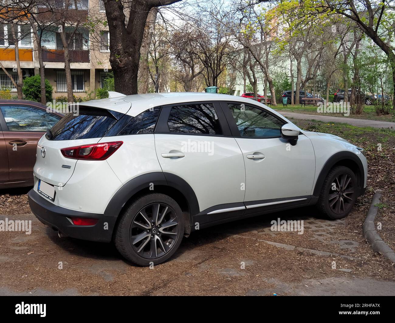 Mazda CX-3 subcompact crossover SUV car, Hungary, Magyarország, Europe ...