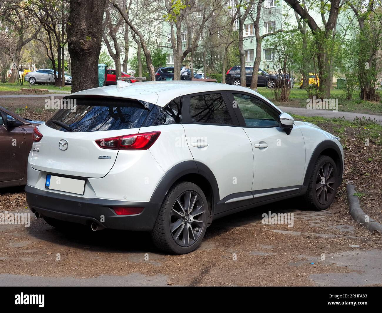Mazda CX-3 subcompact crossover SUV car, Hungary, Magyarország, Europe Stock Photo - Alamy