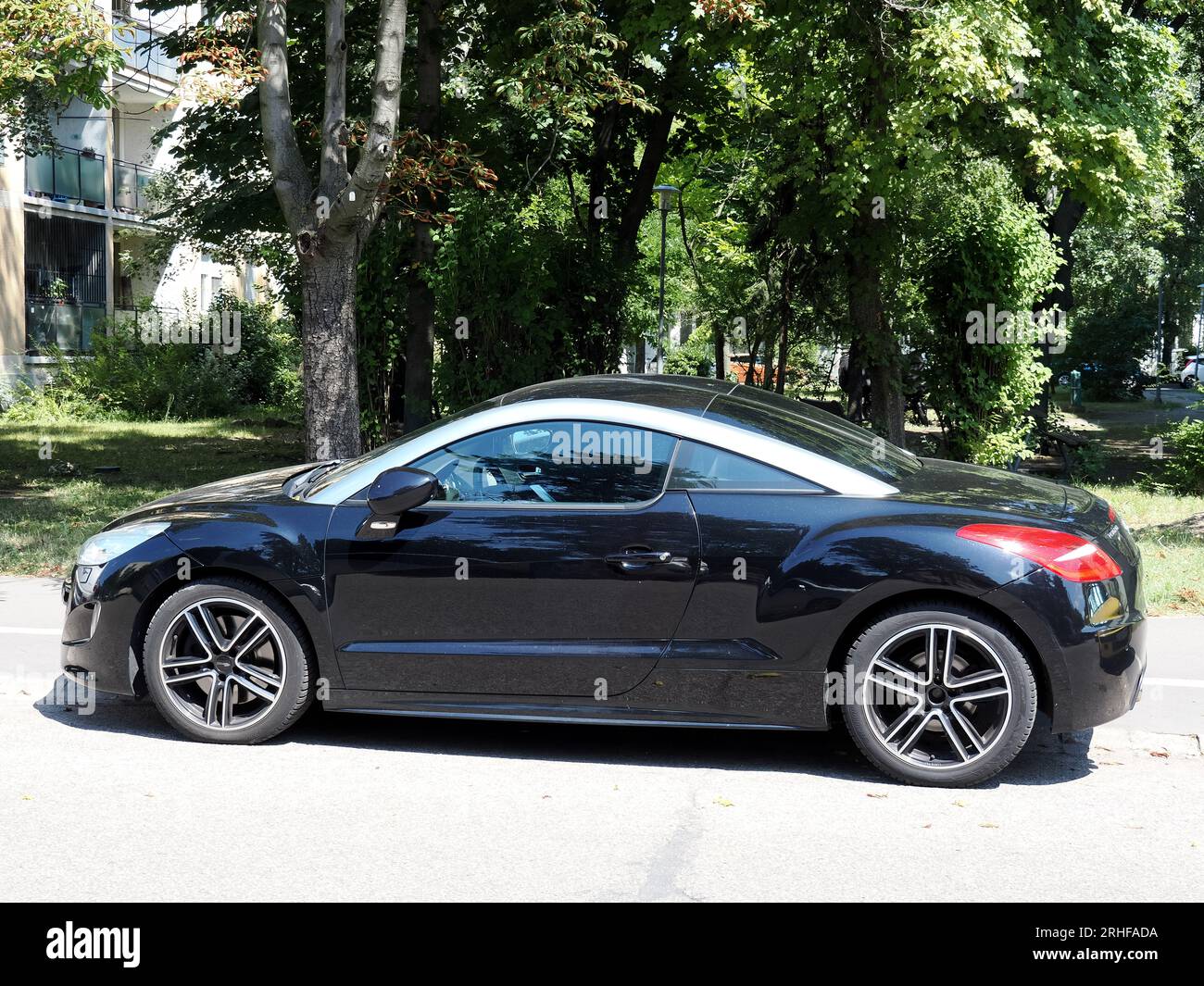 Peugeot 308 RCZ sports coupé car, Hungary, Magyarország, Europe Stock ...