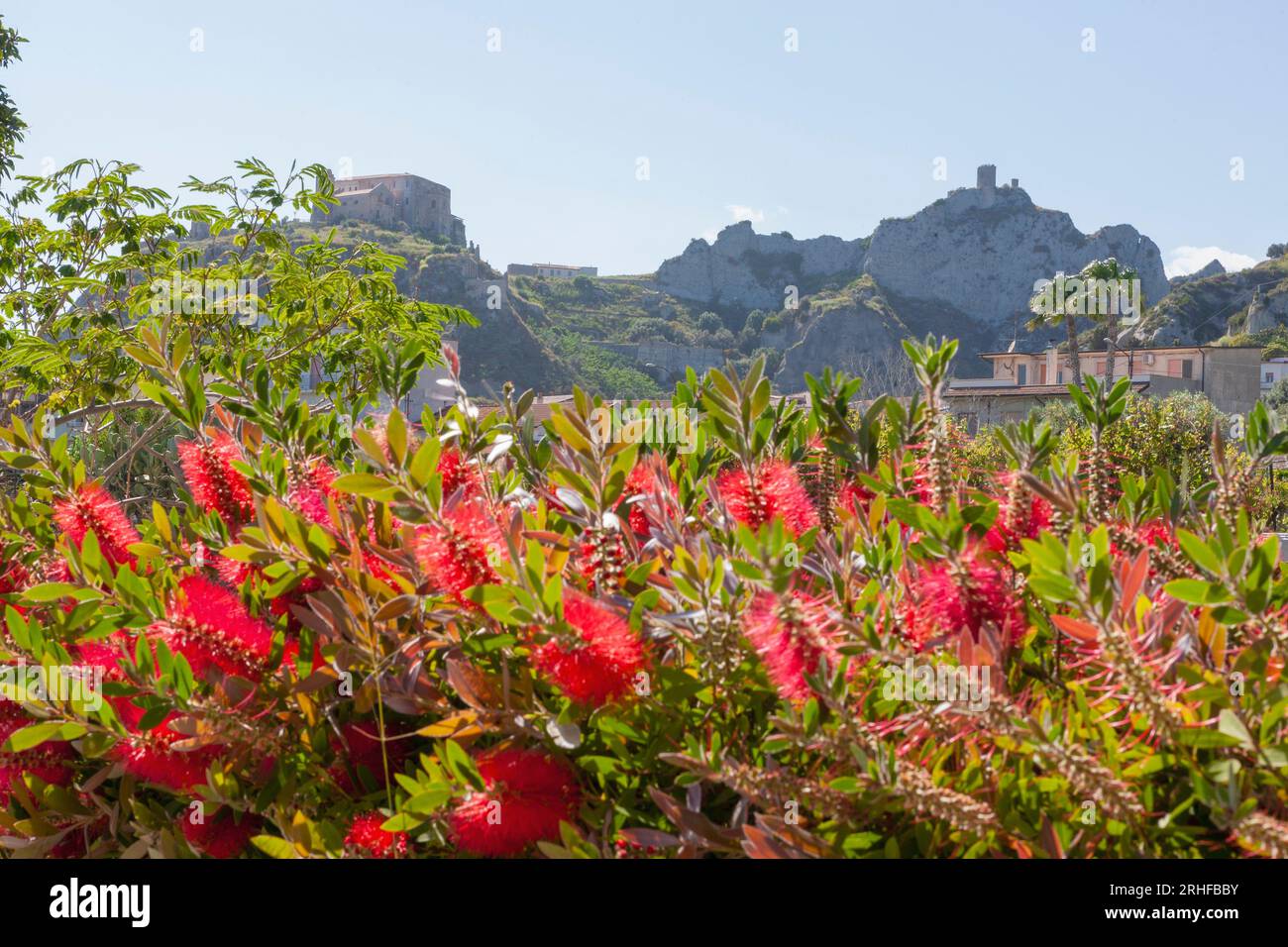 Roccella Ionica, Calabria, Italy: the Castello Carafa and the Tower of ...