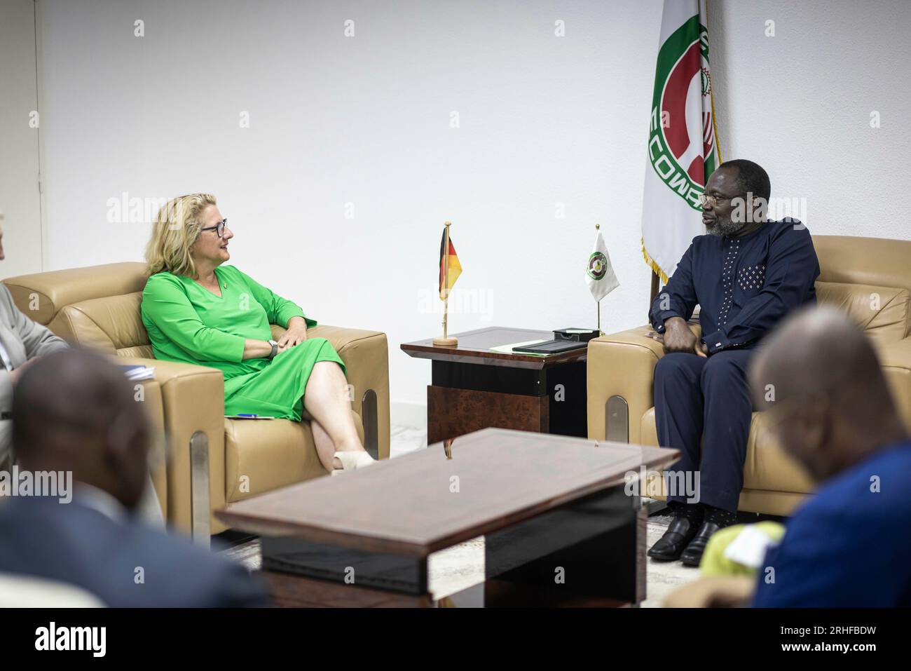 Federal Development Minister Svenja Schulze meets the President of the ...