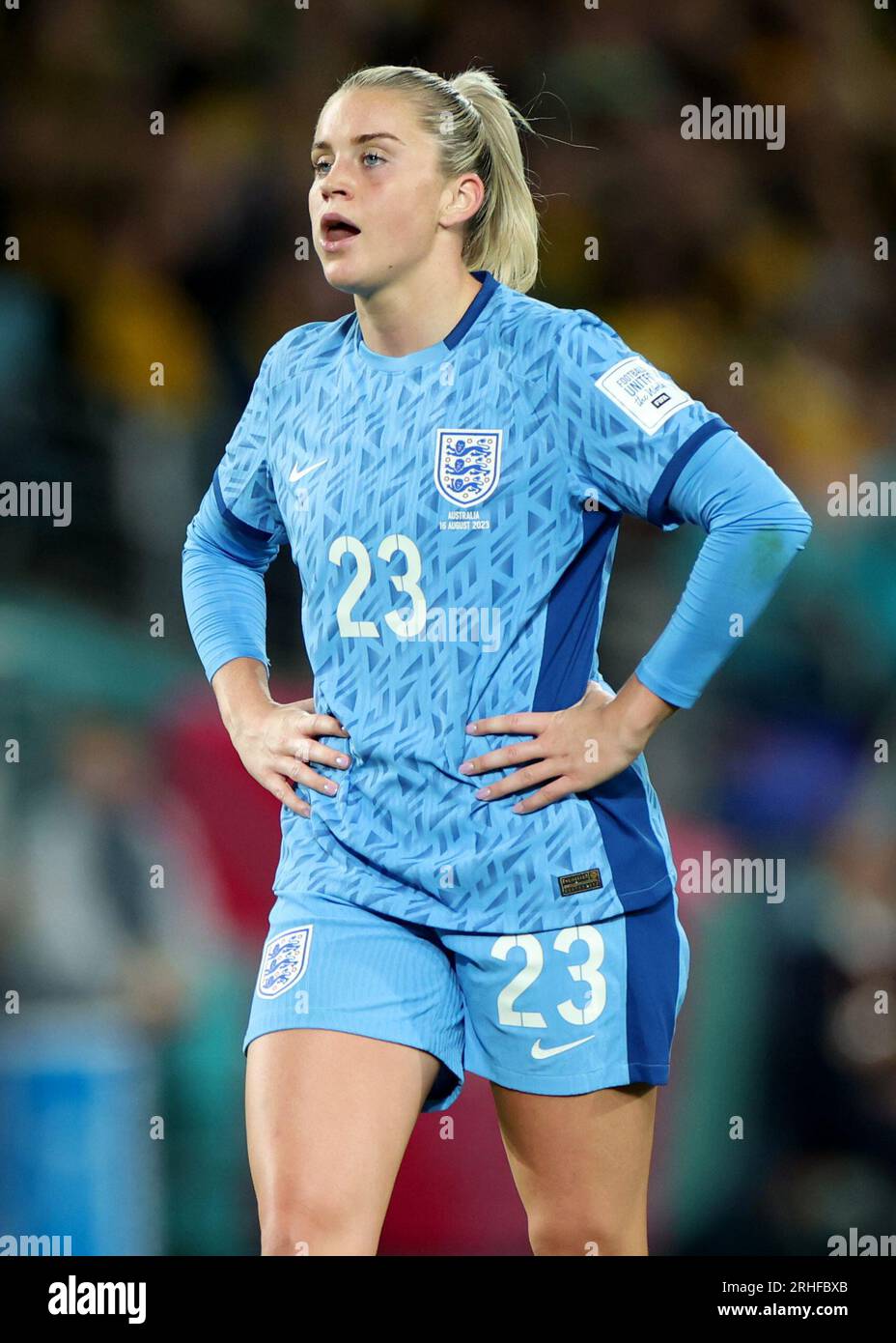 England's Alessia Russo looks on during the FIFA Women's World Cup semi ...
