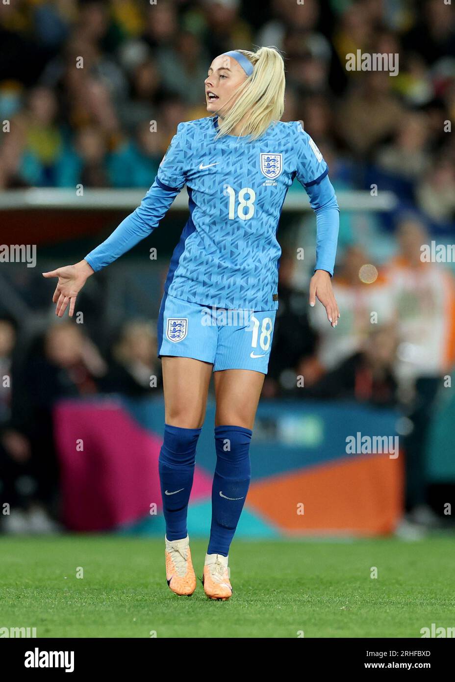 England's Chloe Kelly in action during the FIFA Women's World Cup semi ...