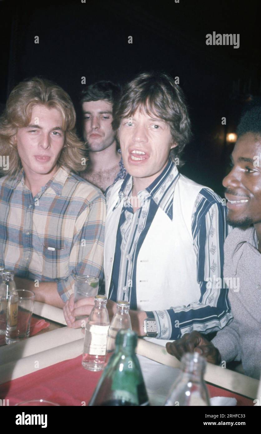 English singer songwriter Mick Jagger, founder and front man for the ...