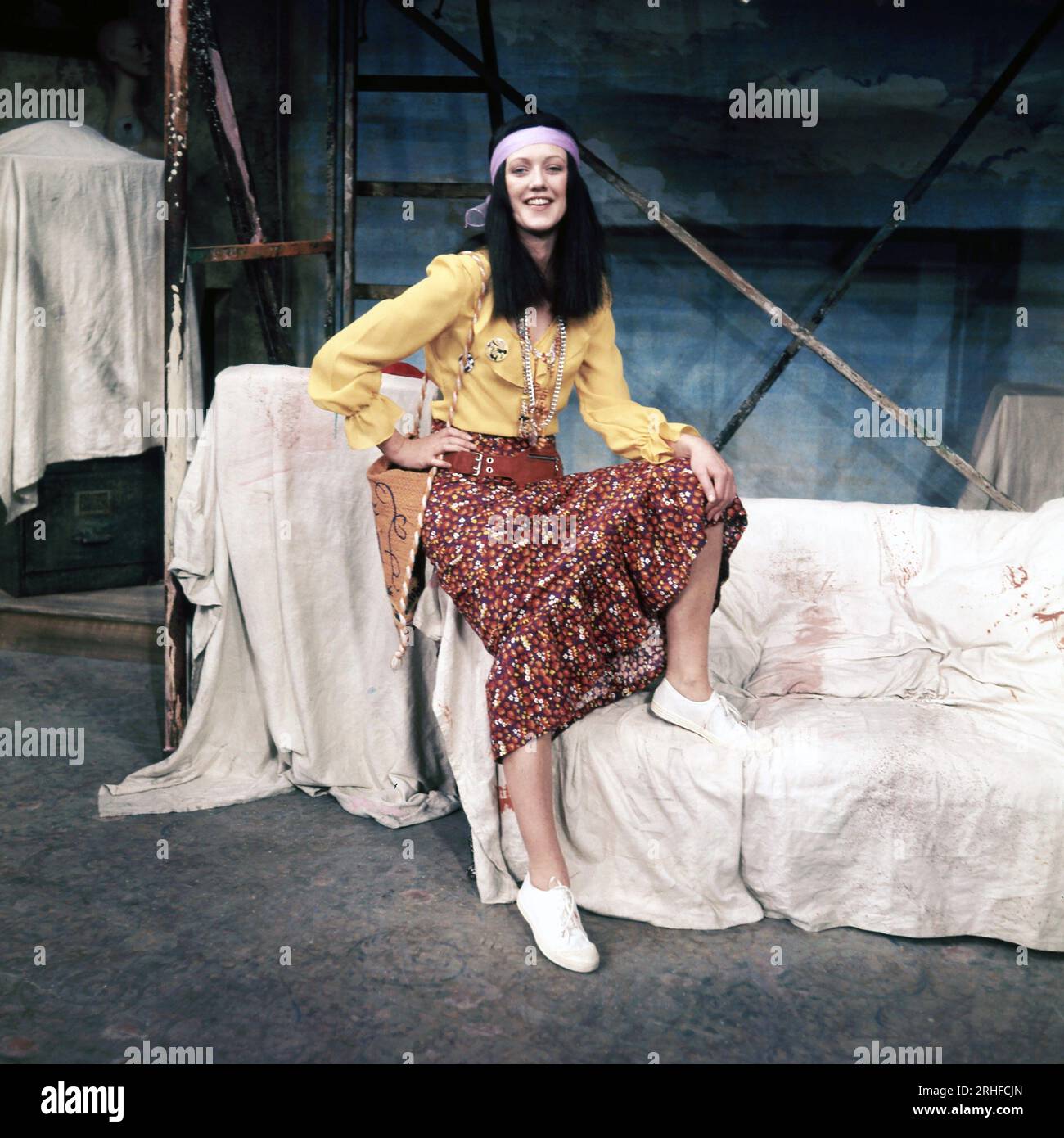 British actress Marty Cruikshank, England, 1970s. Photo: Oscar Abolafia ...