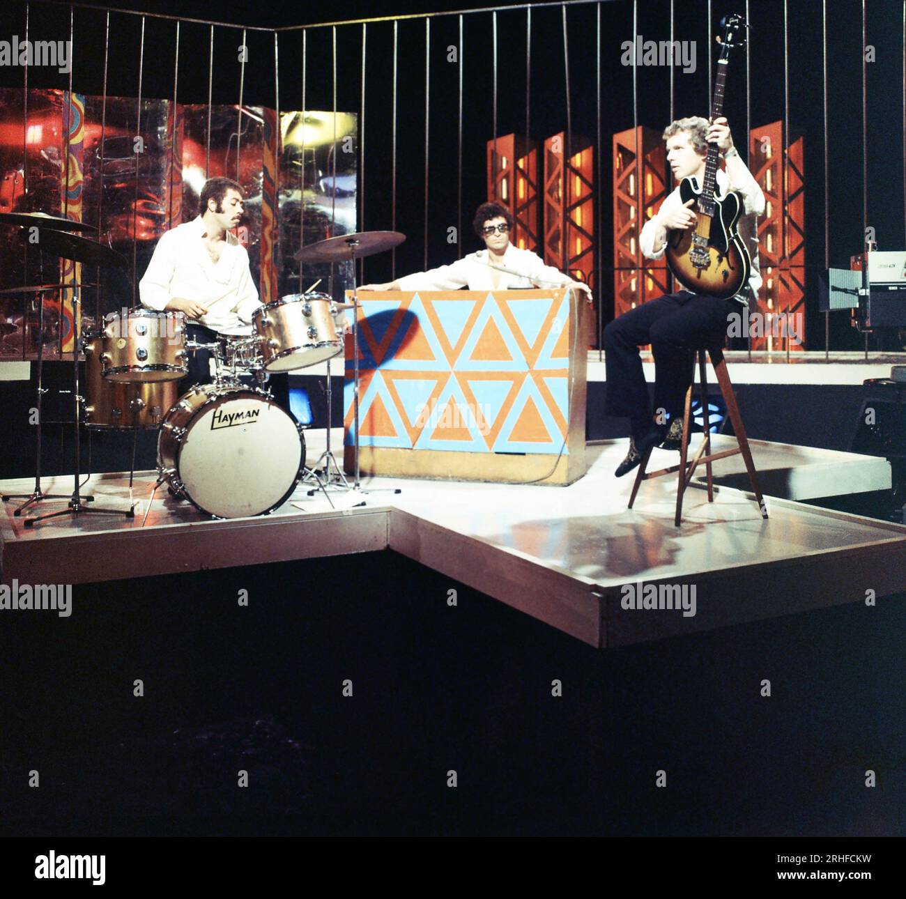 British group, 'The Peddlers', led by organist Roy Phillips, performing ...
