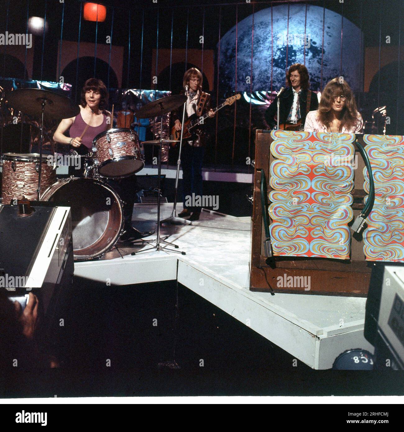 British rock band, 'The Caravan', with members David Sinclair, Richard ...