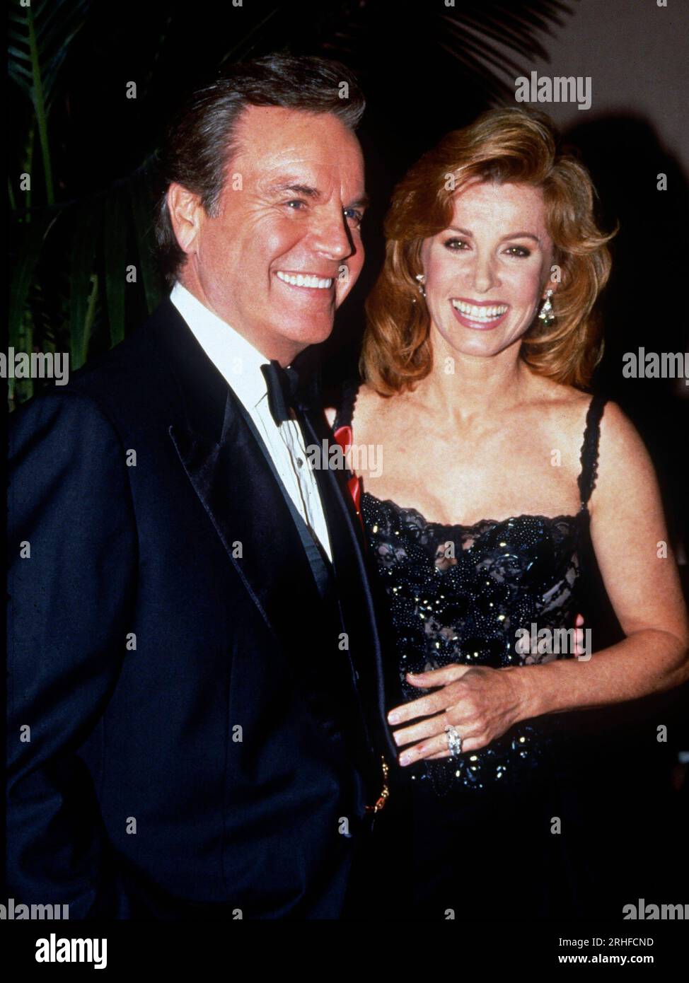 Robert Wagner & Stephanie Powers at the Golden Globes, 1994. ph: Ron ...