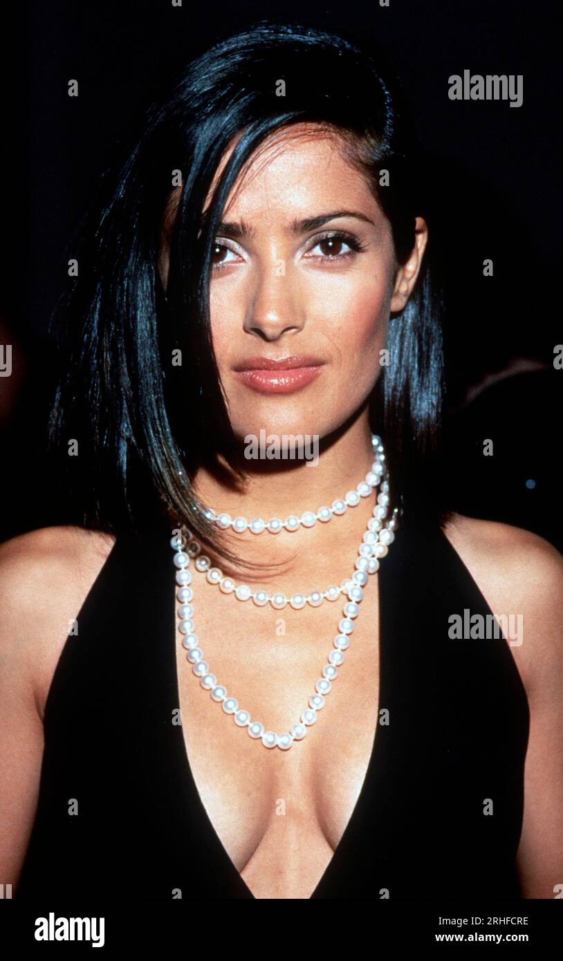 Salma Hayek backstage at The Blockbuster Awards, 2000. ph: Ron Wolfson / Everett Collection ...
