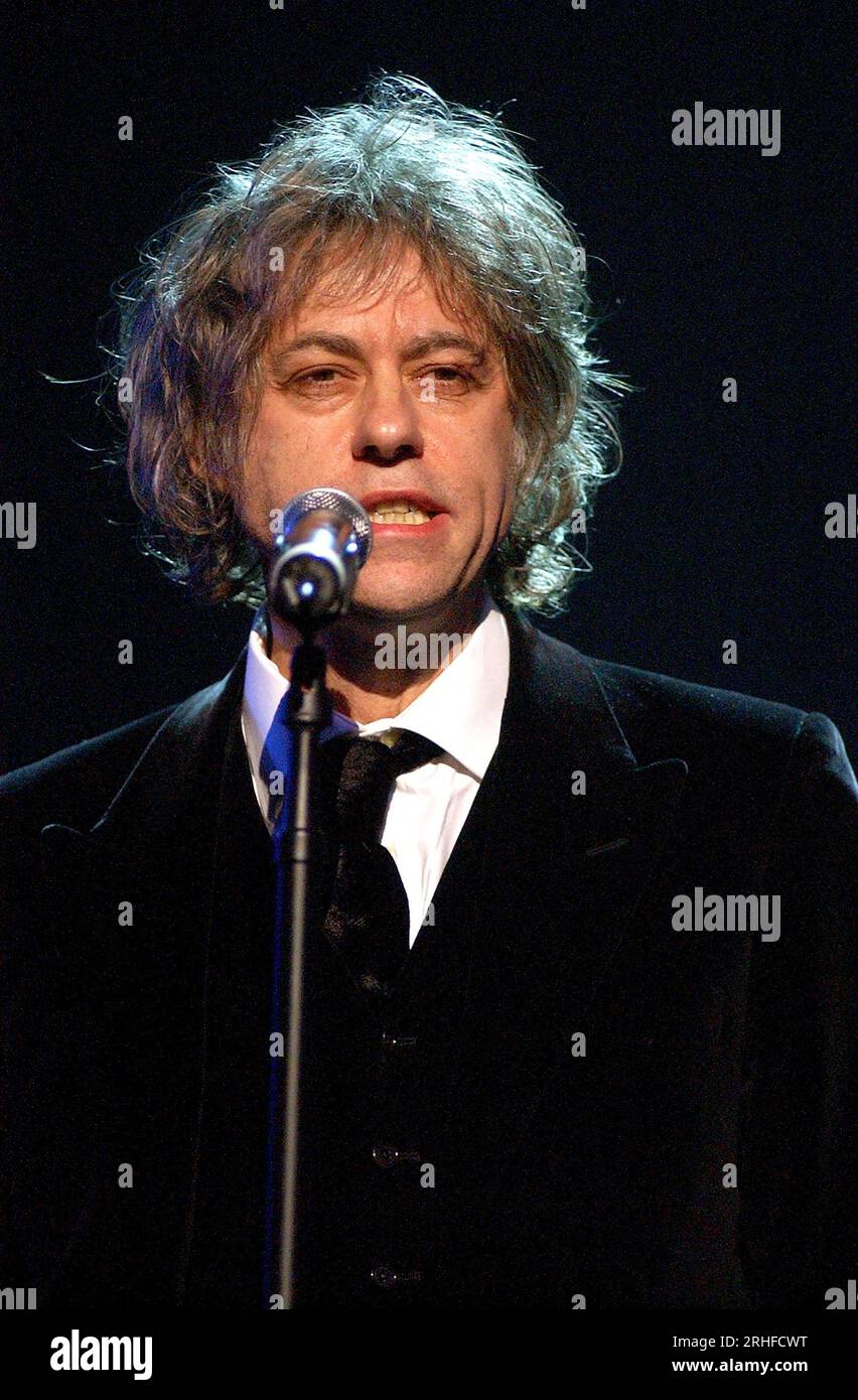 Bob Geldof at MusiCares Show, 2004. ph: Ron Wolfson / Everett ...