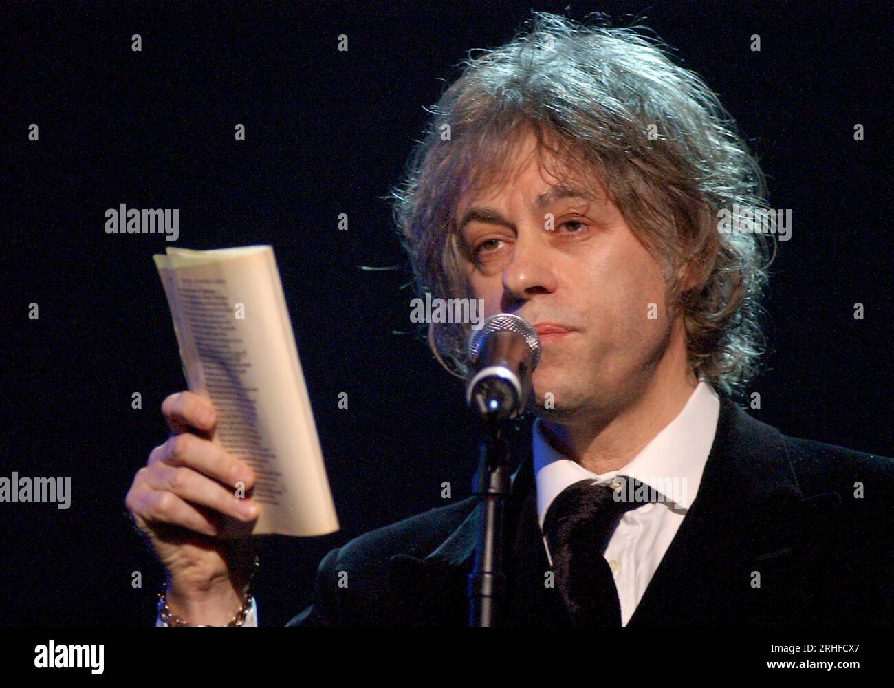 Bob Geldof at MusiCares Show, 2004. ph: Ron Wolfson / Everett ...