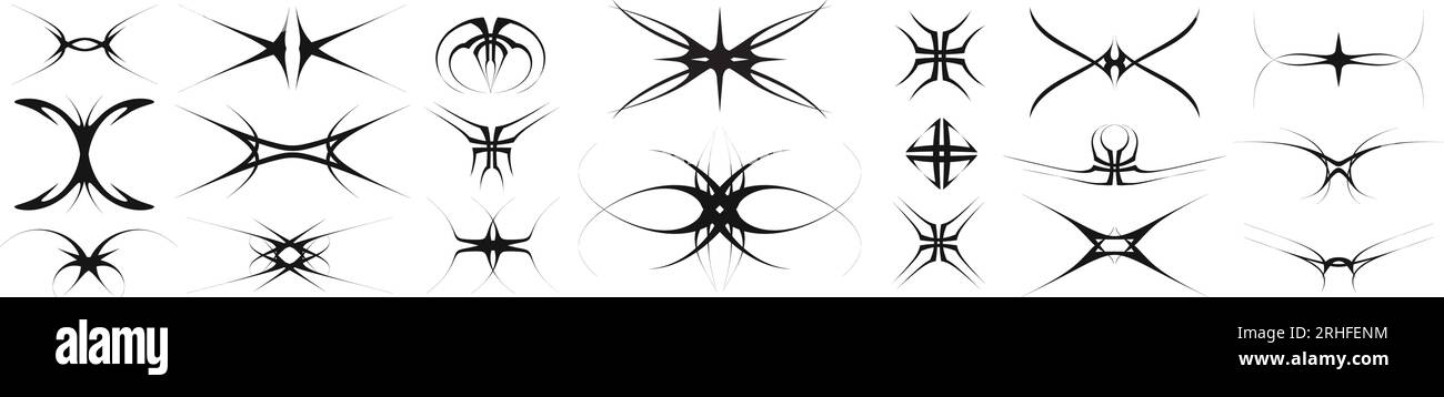 Gothic aesthetic Stock Vector Images - Alamy