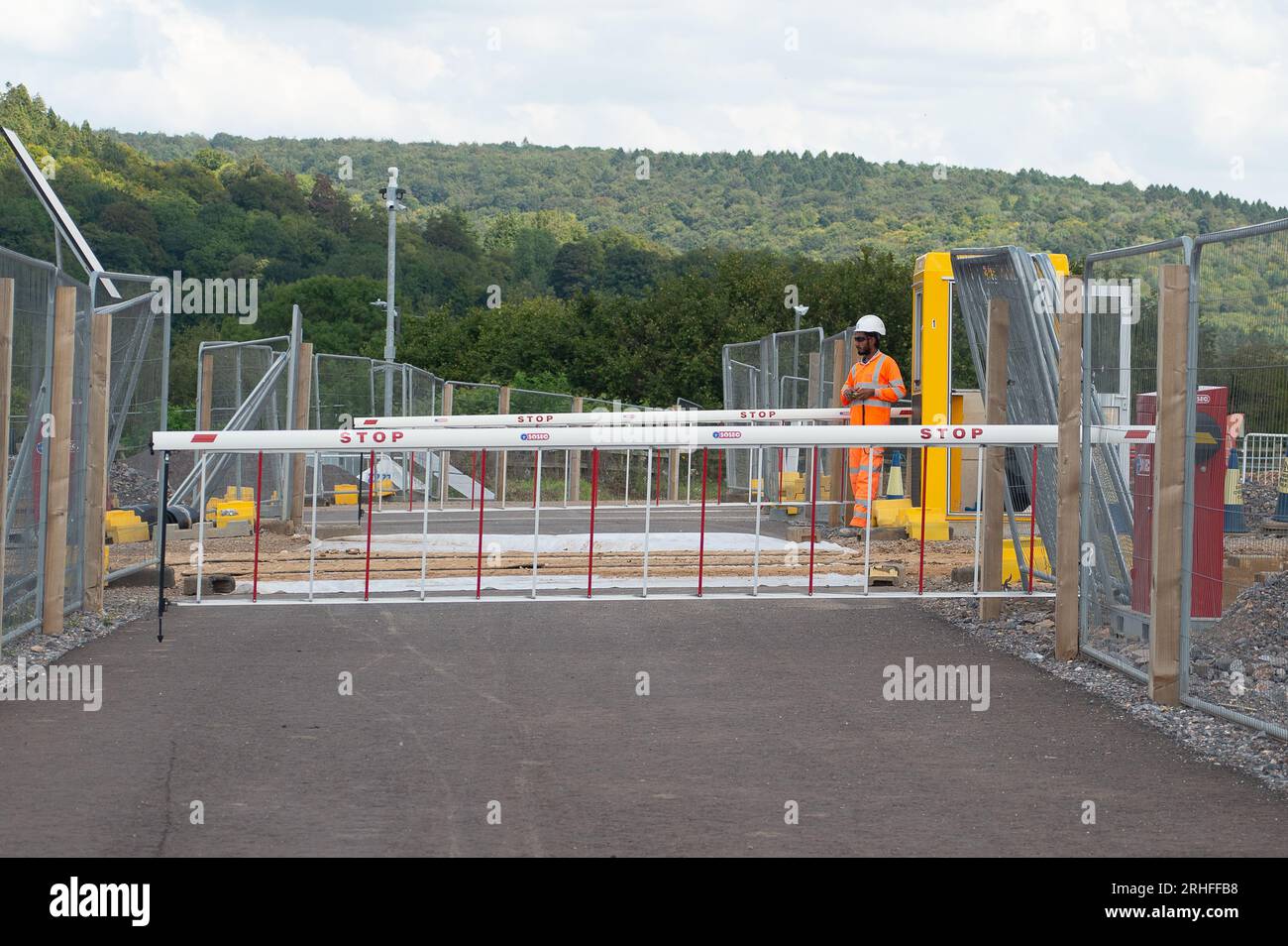 Wendover, Buckinghamshire, UK. 16th August, 2023. HS2 construction work ...