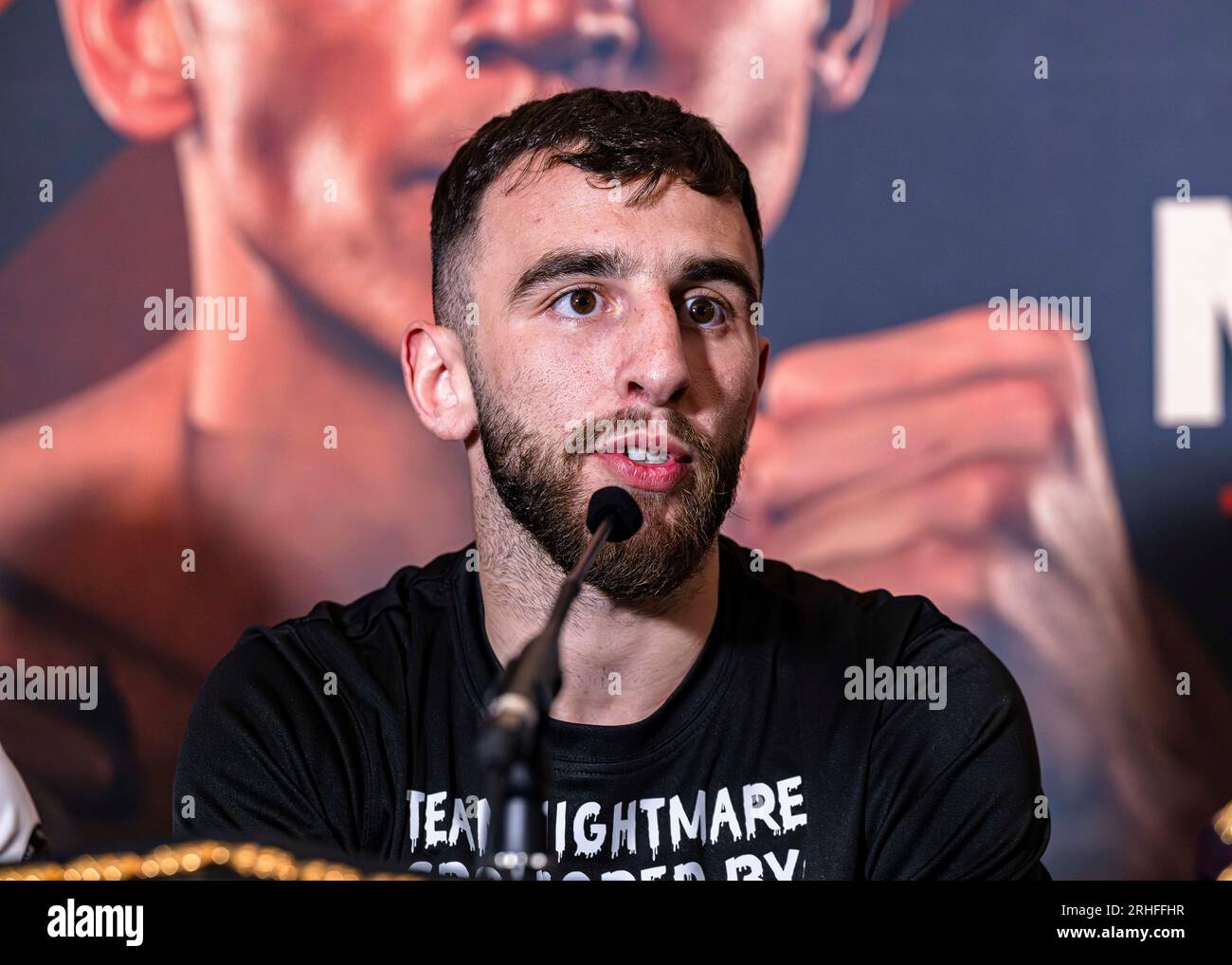 LONDON, UNITED KINGDOM. 16 Aug, 2023. Nathanial Collins during McCann ...