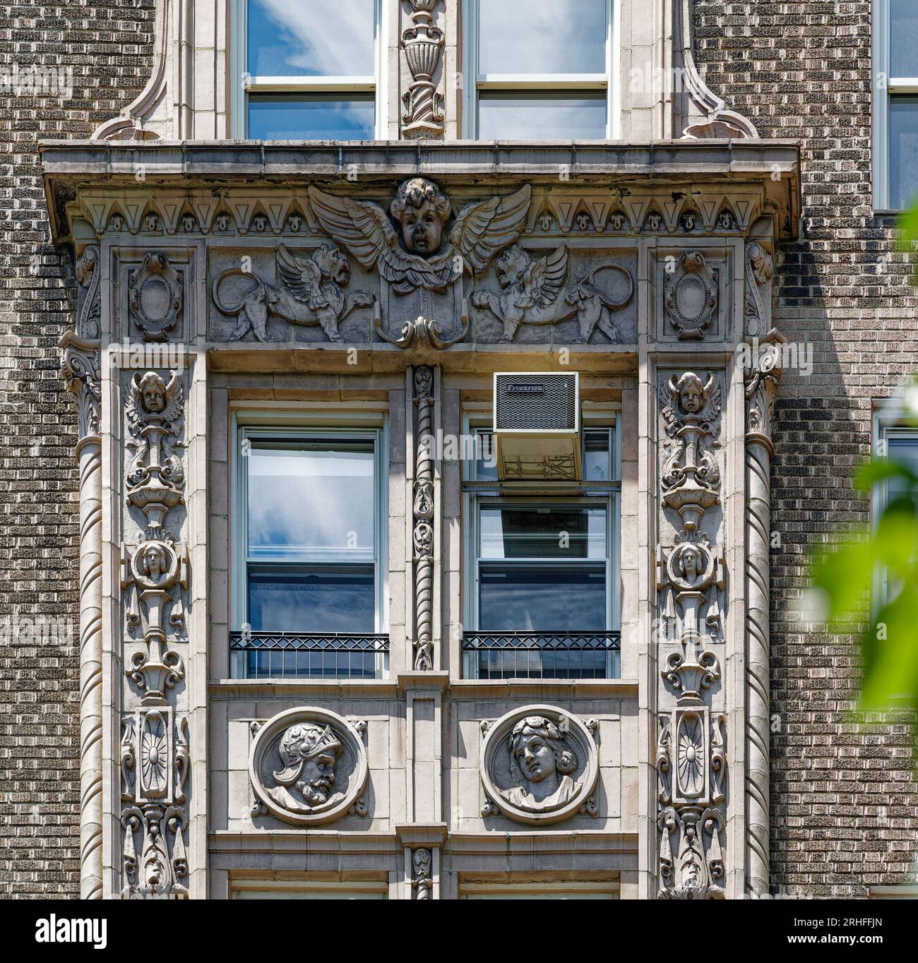 Window details at 65 Central Park West, an Emery Roth-designed ...