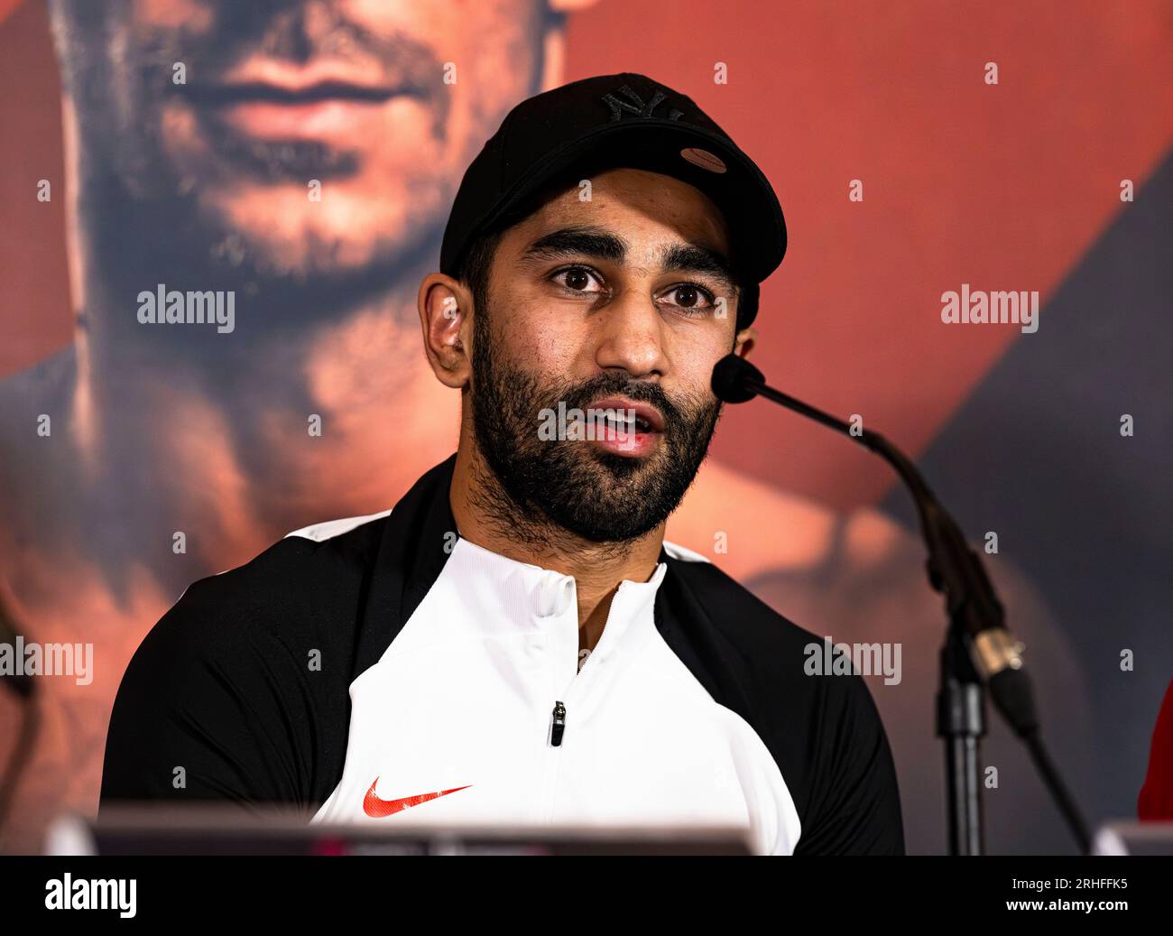 LONDON, UNITED KINGDOM. 16 Aug, 2023. Raza Hamza during McCann vs ...