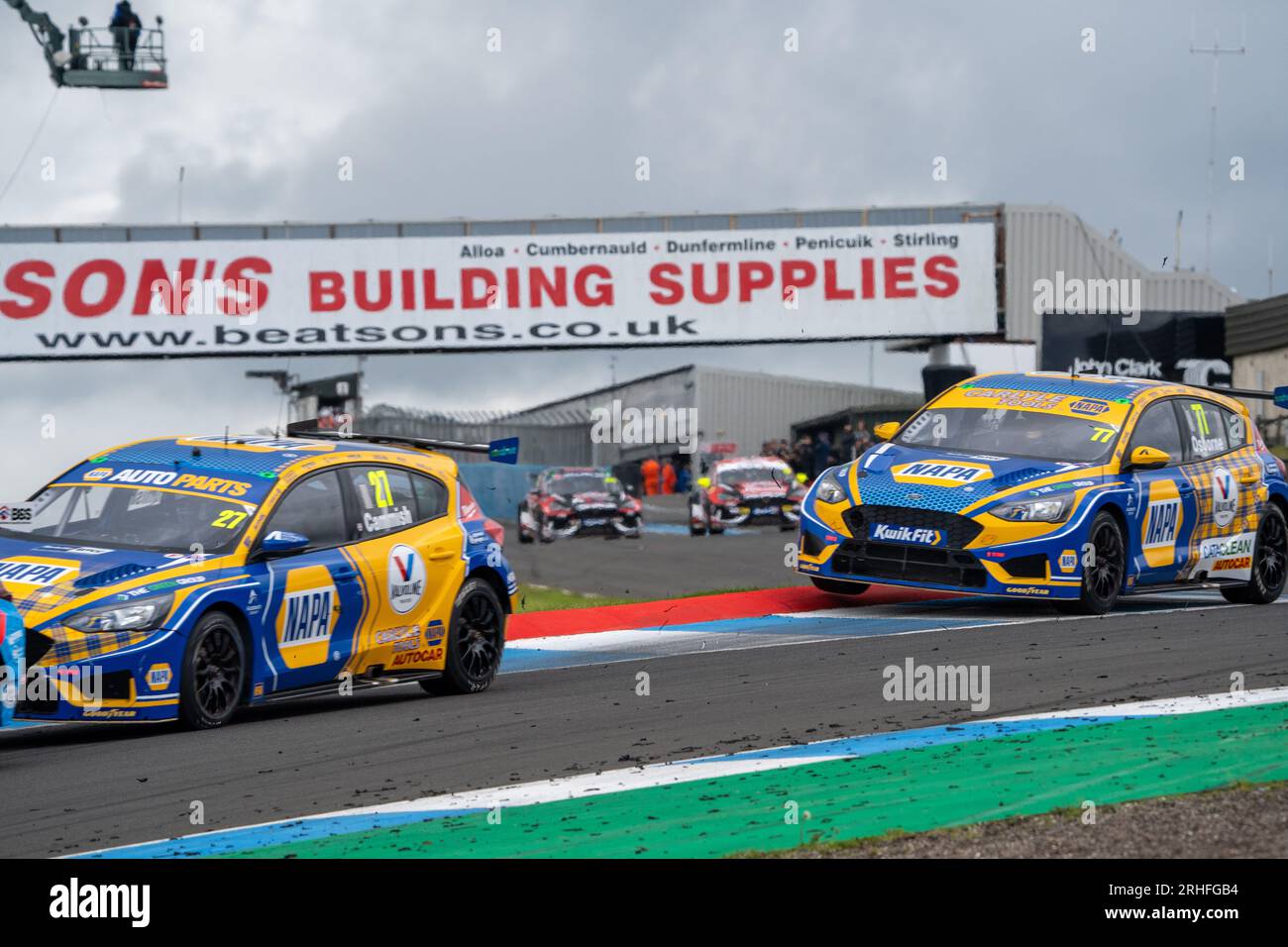 Dunfermline, UK. 13th Aug, 2023. BTCC Knockhill Race 1 during the ...