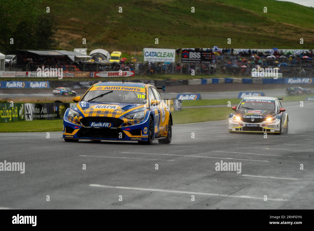 Dunfermline, UK. 13th Aug, 2023. BTCC Knockhill Race 1 during the ...