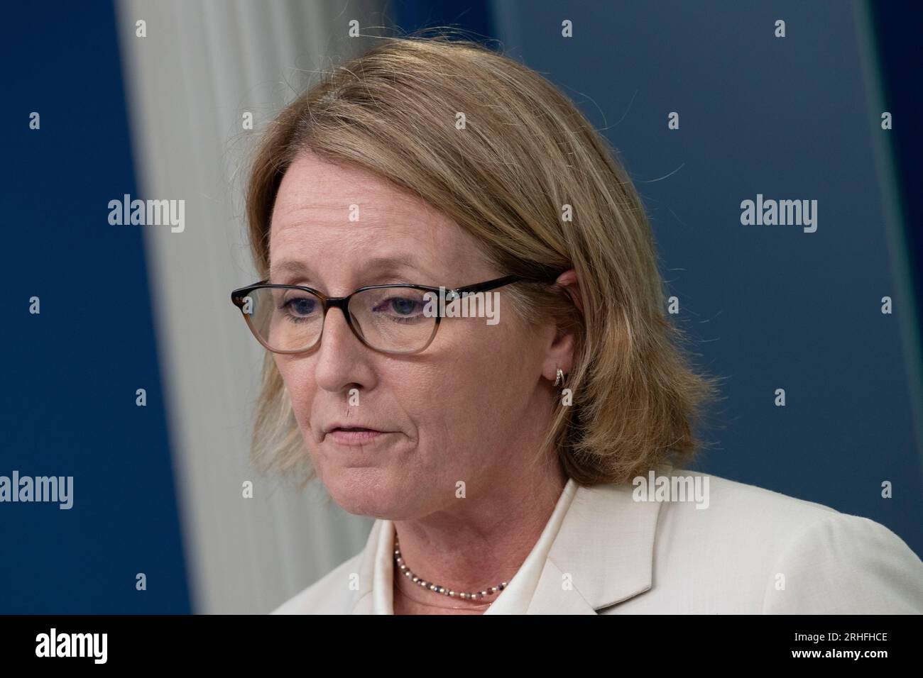 FEMA Administrator Deanne Criswell participates in the daily press ...
