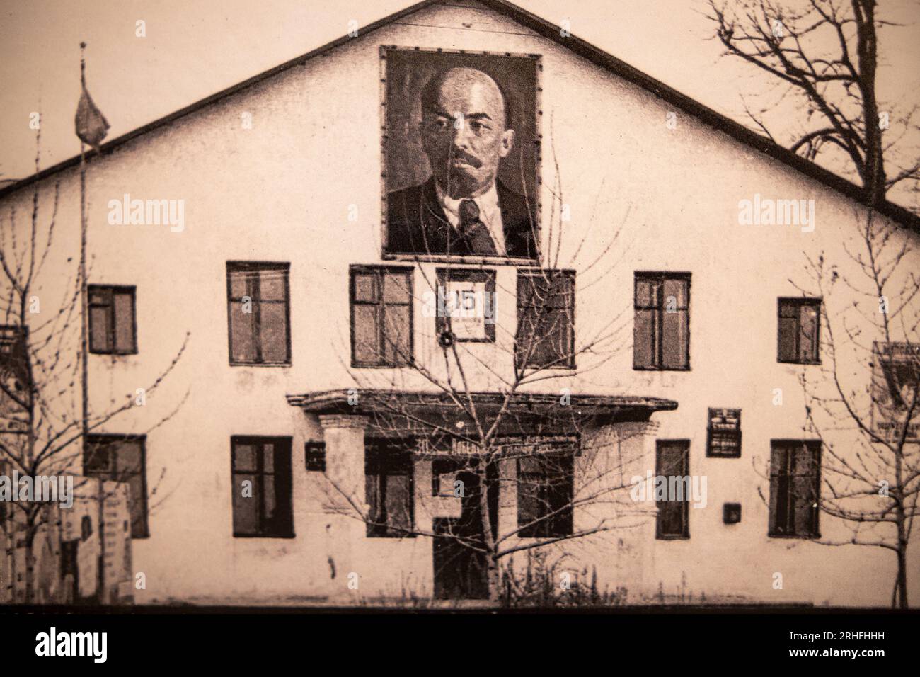 Black and white photographs of the heyday of the Soviet period ...