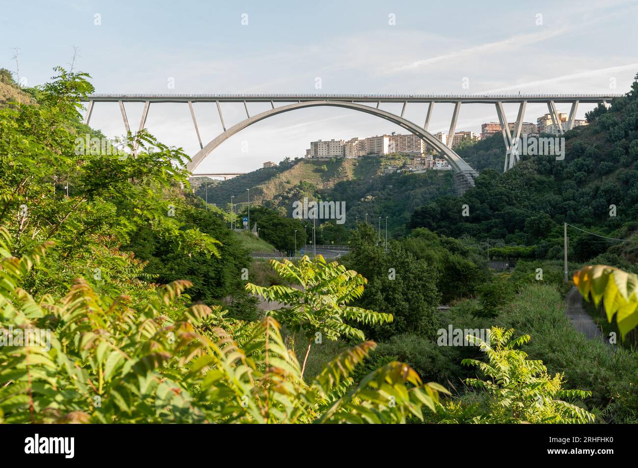 The Viaduct Bisantis, also called Ponte Morandi was designed by Eng ...