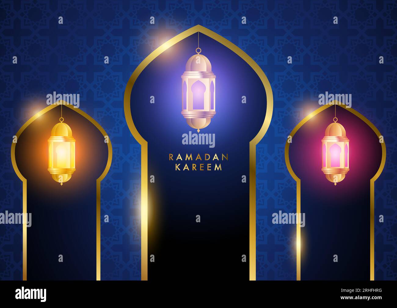 Ramadan islamic holiday vector shining hi-res stock photography and ...