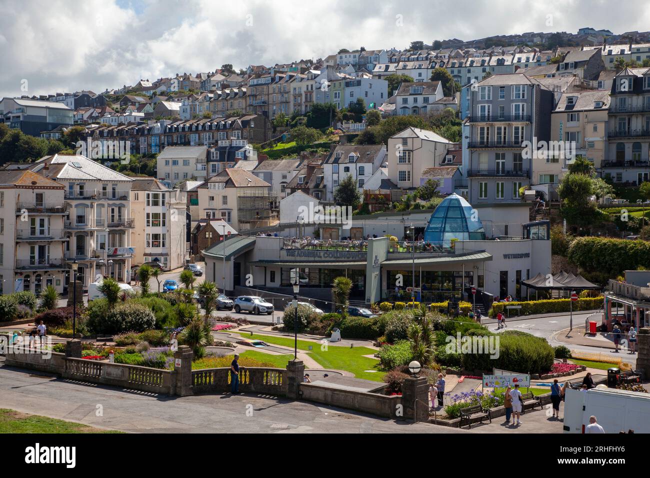 The Admiral Collingwood a J D Weatherspoons pub, in Ilfracombe, North ...
