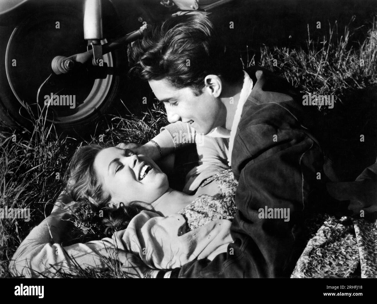 Ingrid Stenn, Christian Wolff, on-set of the German Film, "Different ...