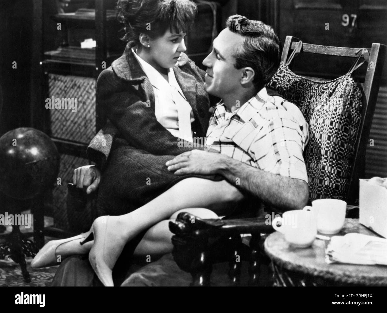 Barbara Harris, Jason Robards, on-set of the Film, "A Thousand Clowns ...