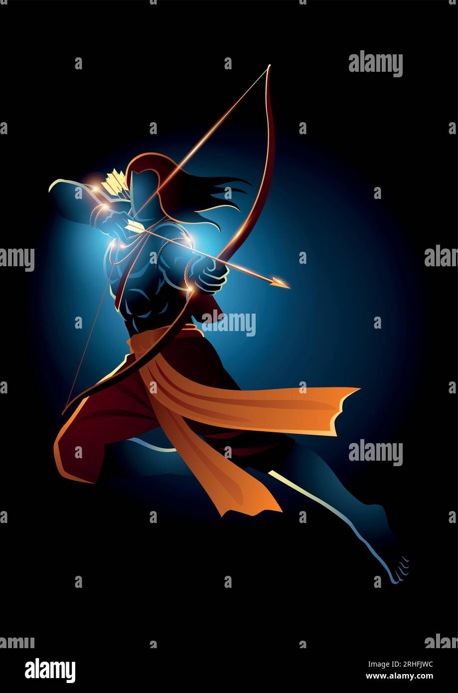 Lord rama Stock Vector Images - Alamy