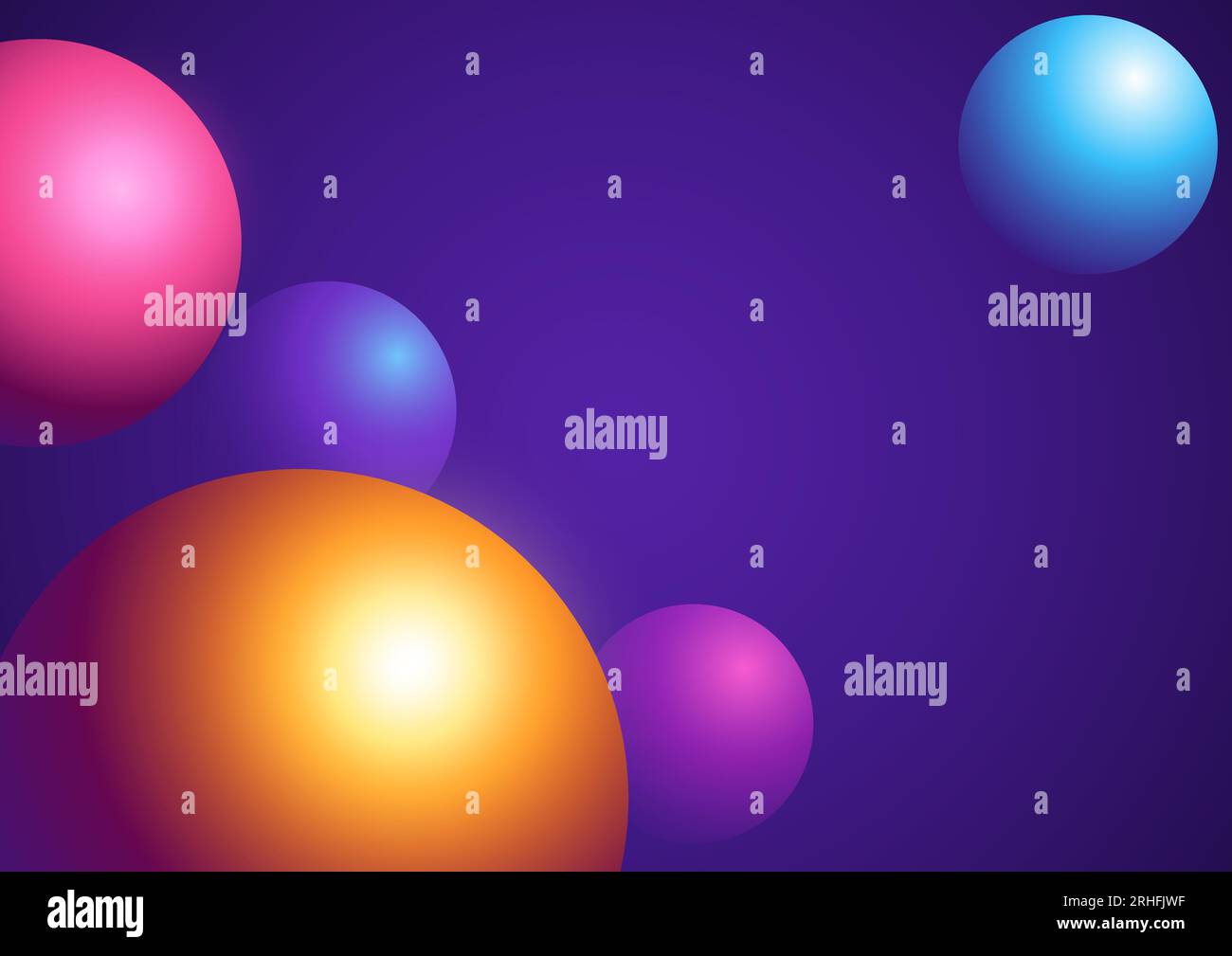 Abstract background of colourful spheres in vector EPS 10 Stock Vector ...