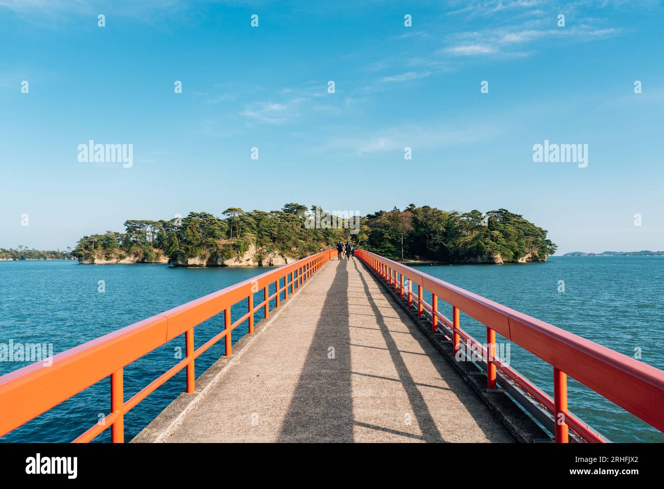 Fukuura island and Fukuurabashi Bridge in Matsushima, Miyagi, Japan ...
