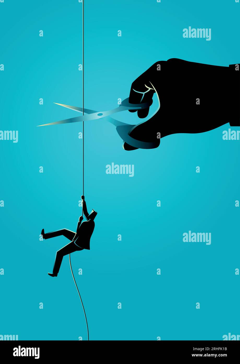 Cut rope Stock Vector Images - Alamy