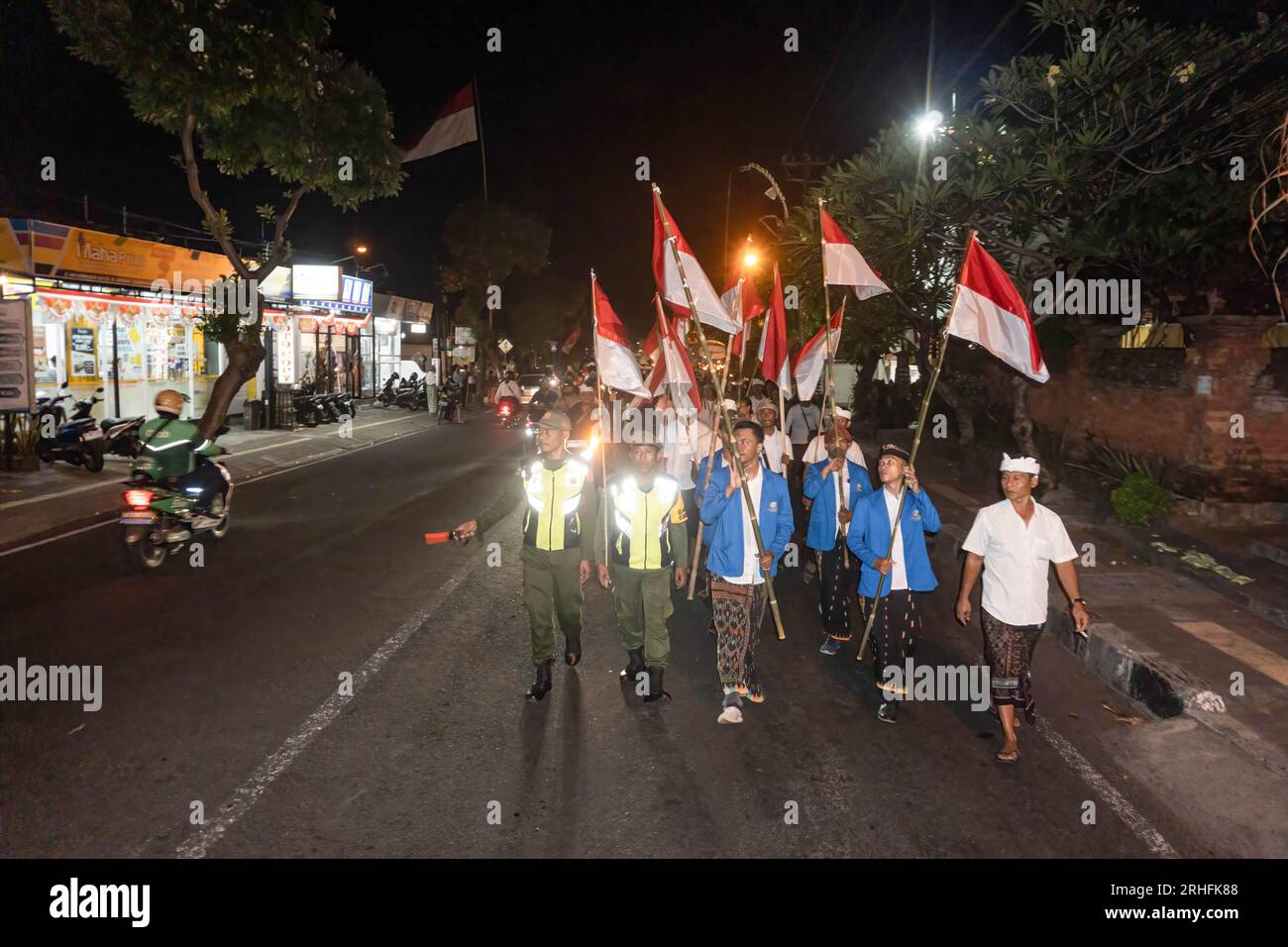 Denpasar, Bali, Indonesia. 16th Aug, 2023. Men and women wearing the ...