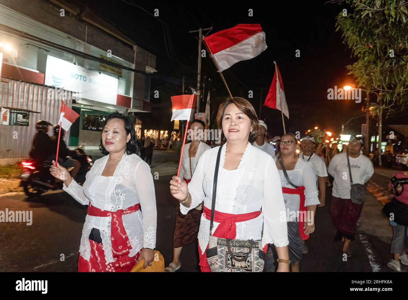 Denpasar, Bali, Indonesia. 16th Aug, 2023. A group of women wearing ...