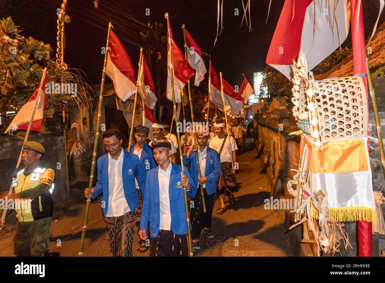Denpasar, Bali, Indonesia. 16th Aug, 2023. Men and women wearing the ...