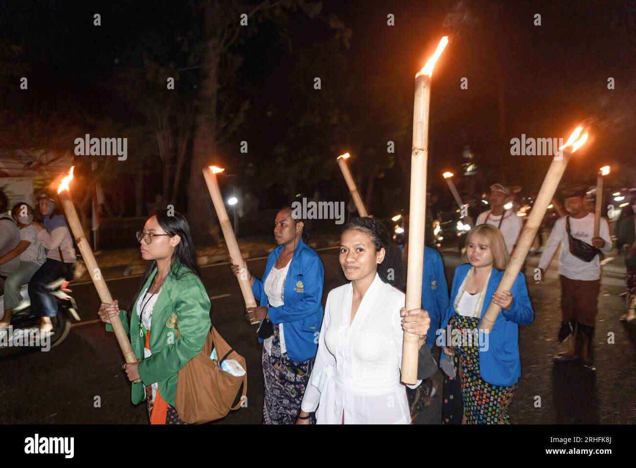 Denpasar, Bali, Indonesia. 16th Aug, 2023. A group of women wearing ...
