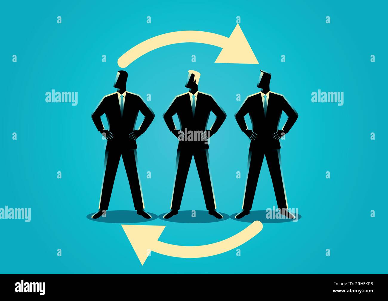Employment change Stock Vector Images - Alamy
