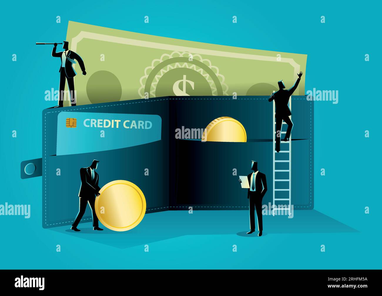 Business budgeting Stock Vector Images - Alamy