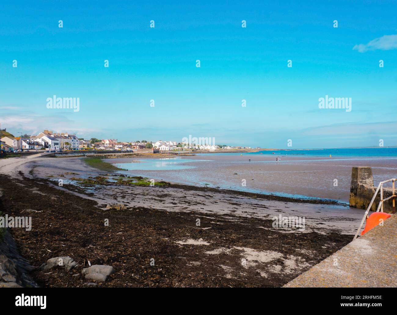 The beachfront in Donaghadee in County Down, northern Ireland Stock ...