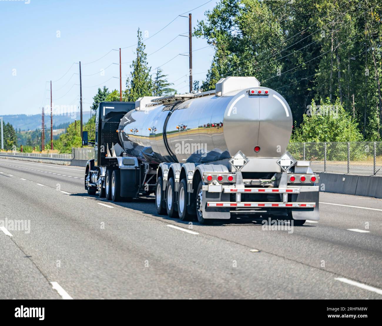 Truck driver cargo tank driving hi-res stock photography and images - Alamy