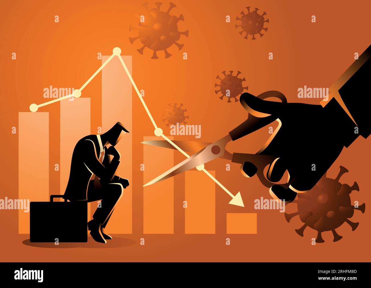 Losses covid Stock Vector Images - Alamy