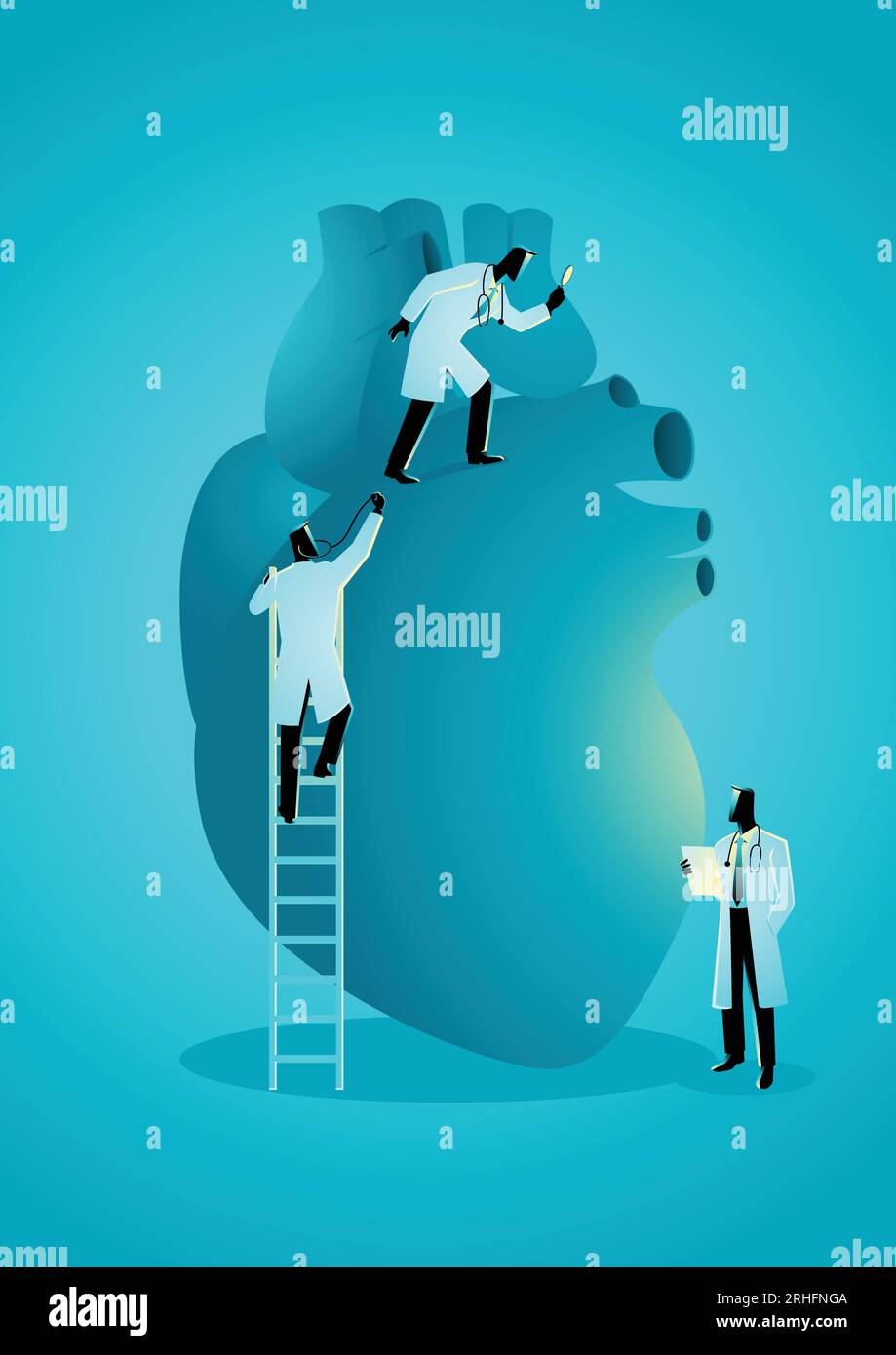 Cardiologist cardiac surgeon Stock Vector Images - Alamy