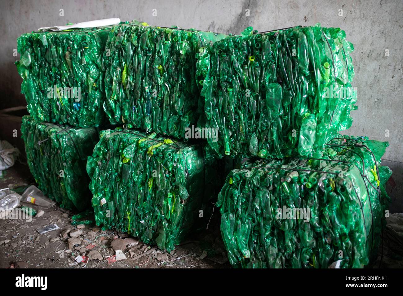 Plastic bottles recycling plant hi-res stock photography and images - Alamy